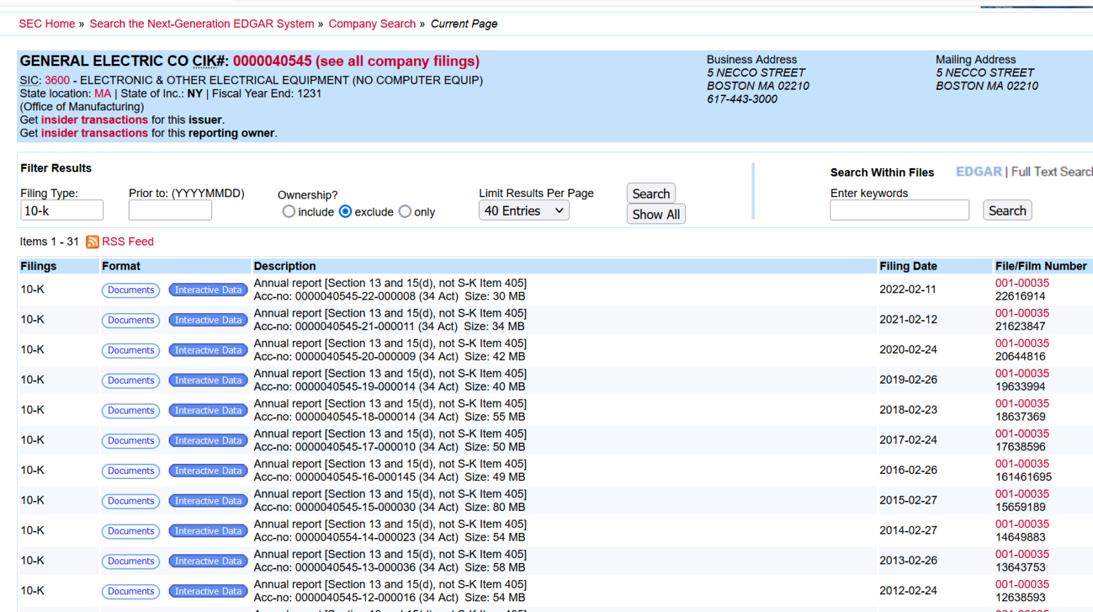 Retrieve Data for Historic Analysis (SEC Method) – Edward Bodmer ...