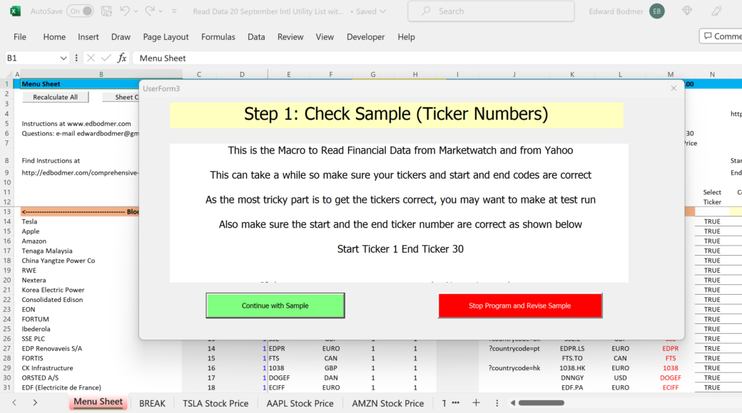Guide for Implementing the New Financial Database – Edward Bodmer ...